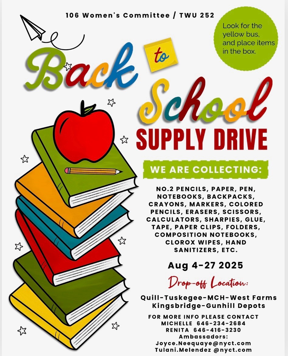 Working Women’s Committee Back to School Supply Drive, Final Push ...