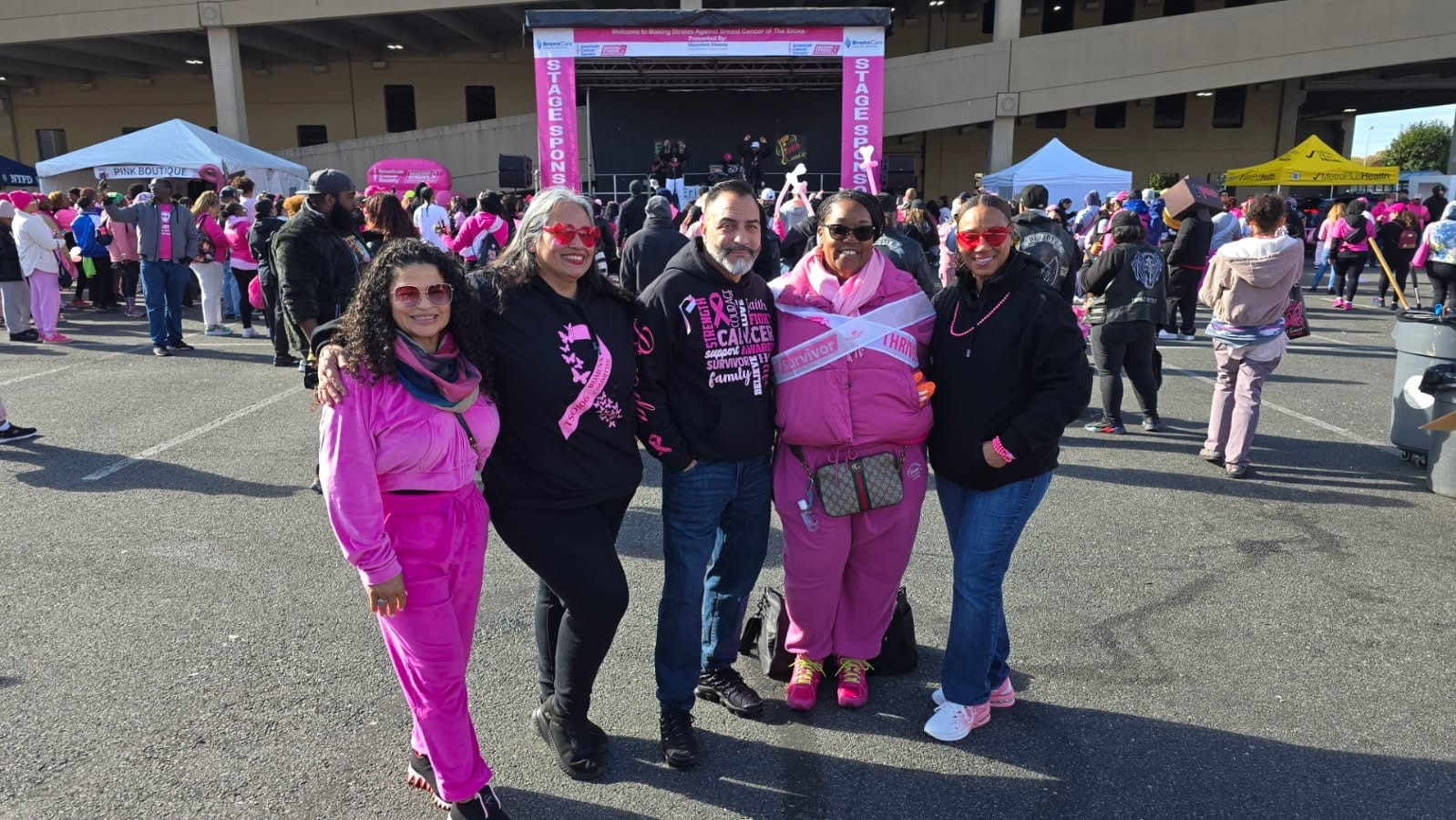 Local 106 Women’s Committee getting the word out, at the 2025 Bronx ...